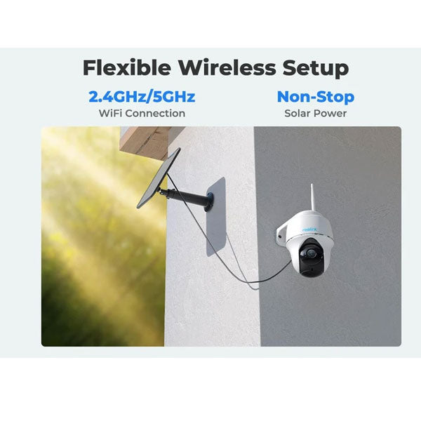 Reolink GO PT 4K Ultra + Solar Panel Smart 4G LTE Color Night Vision ...
